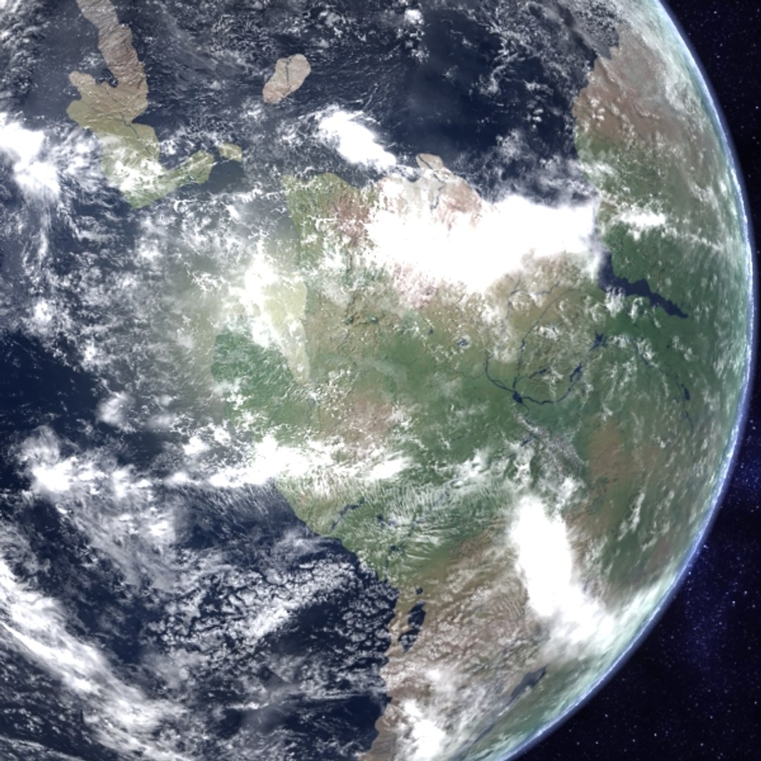 3d Model Jurassic Earth Late