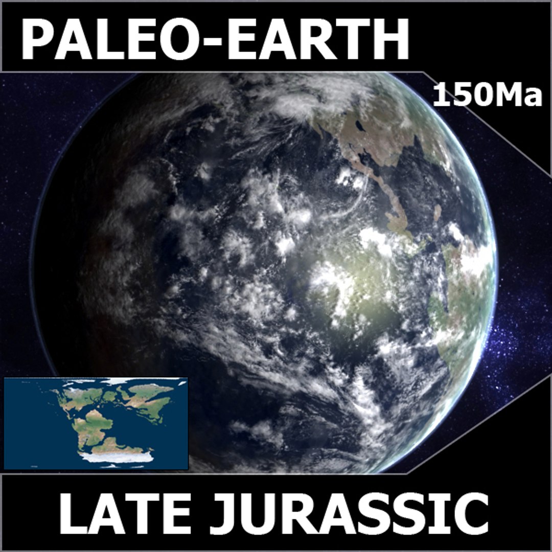 3d Model Jurassic Earth Late