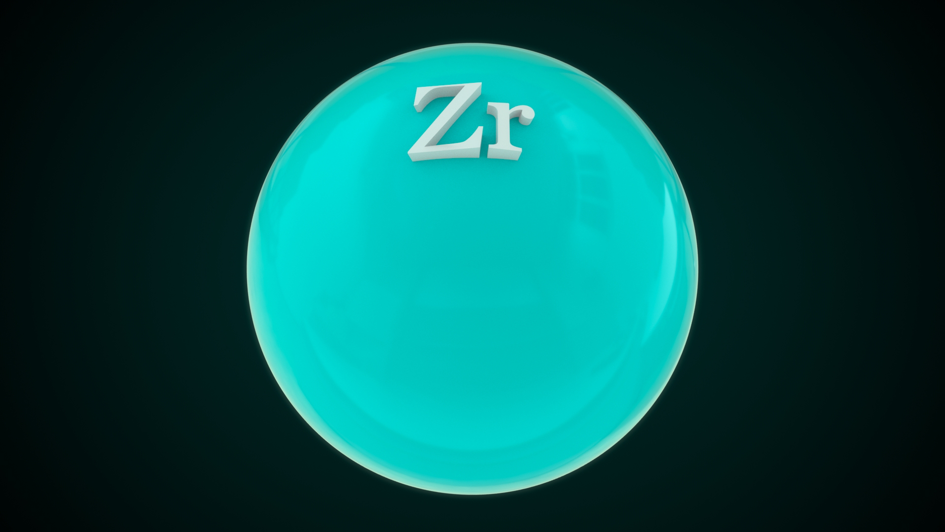 3D Zirconium Chemical Element Model - TurboSquid 2136202