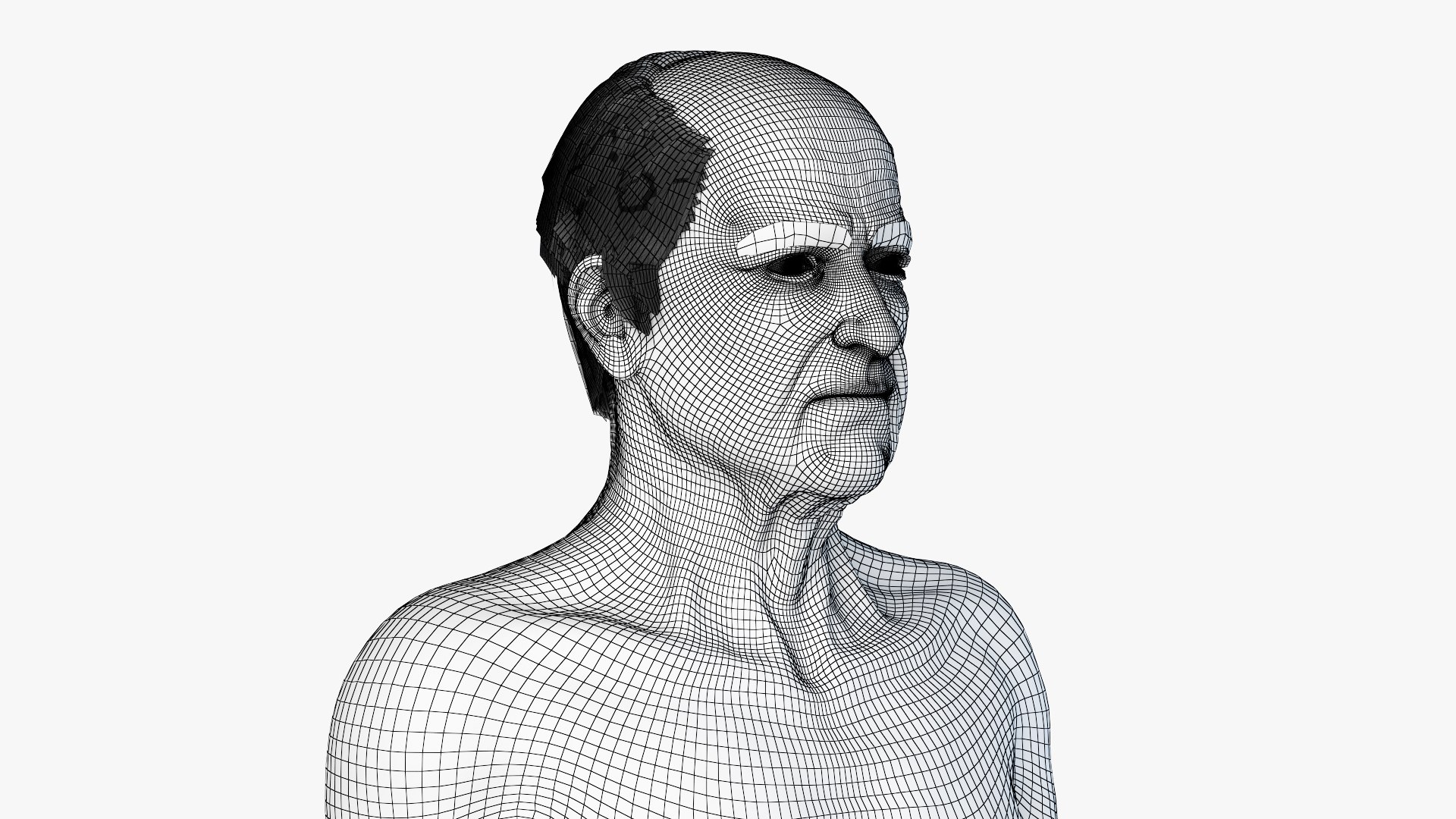 Skin Elder Male Skeleton 3D - TurboSquid 1436127