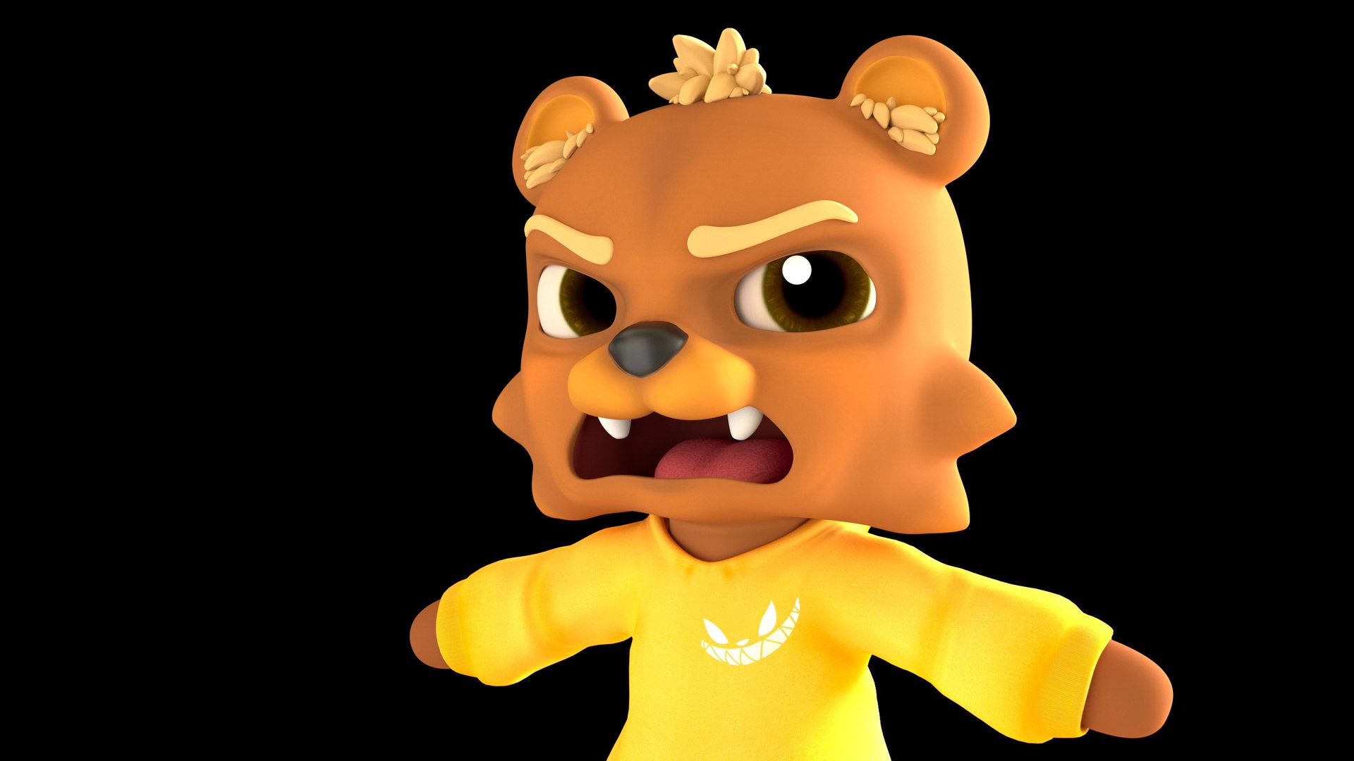 3D Model Teddy Cute Character - TurboSquid 2074769