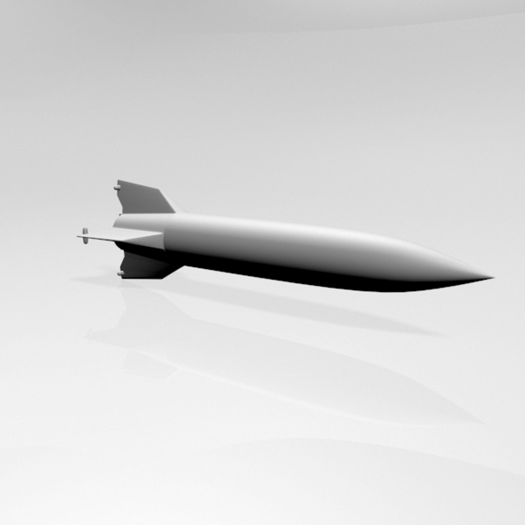 V-2 Rocket 01 3D Model - TurboSquid 1833399