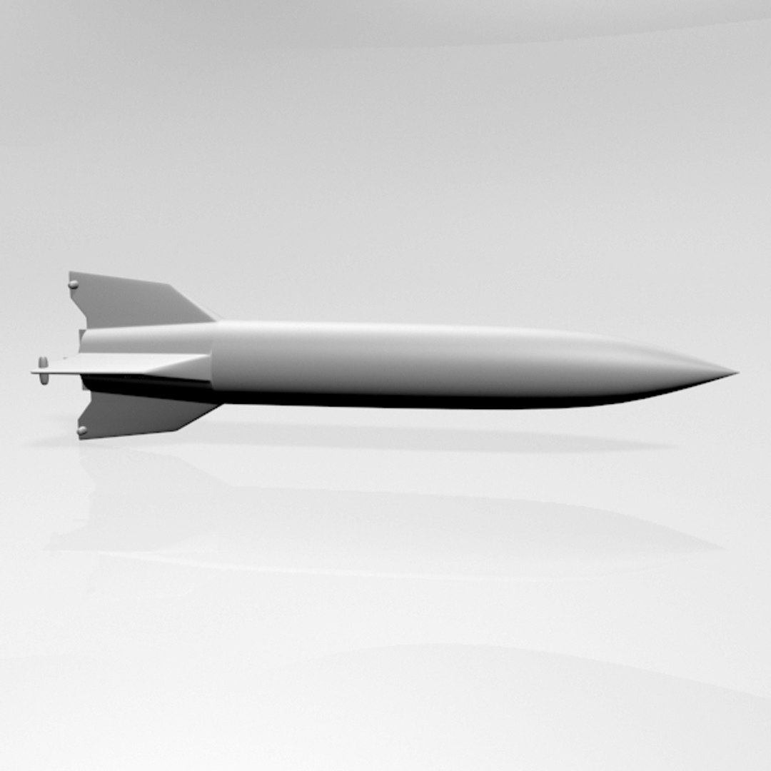 V-2 Rocket 01 3D Model - TurboSquid 1833399