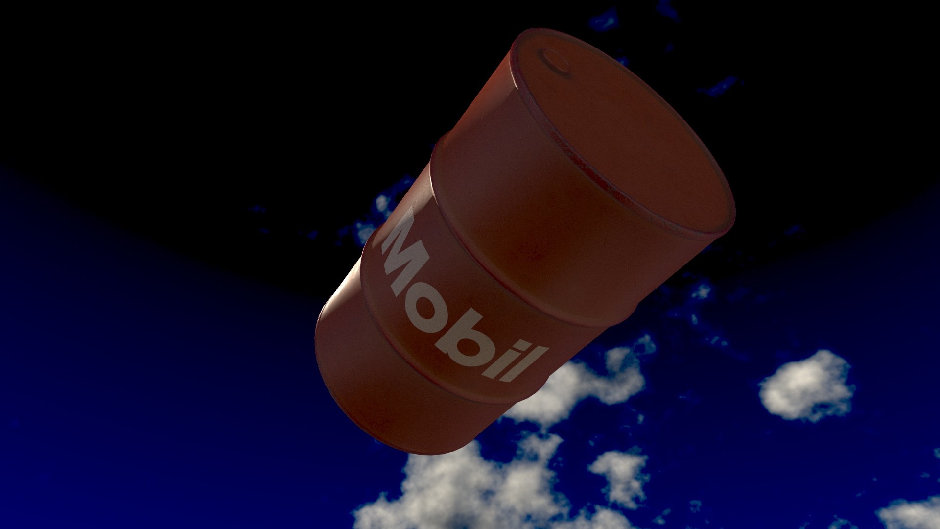 3D Barrel Mobil Oil - TurboSquid 1487165