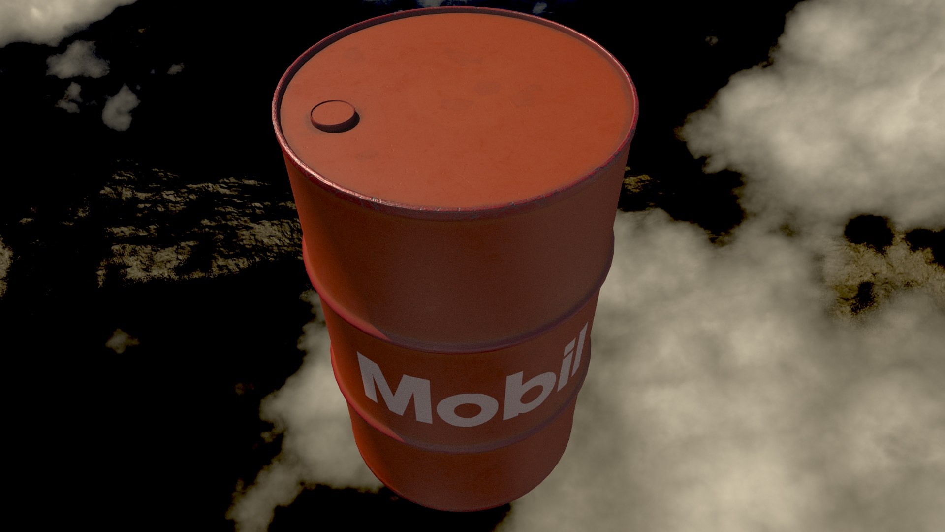 3D Barrel Mobil Oil - TurboSquid 1487165