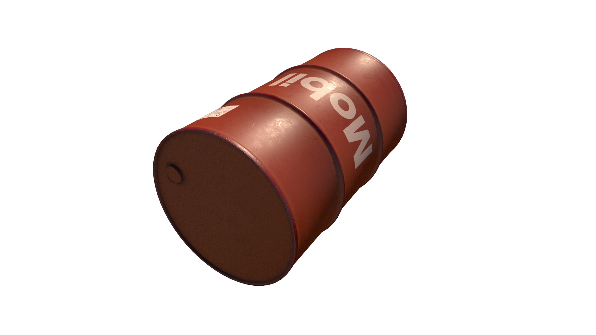 3D Barrel Mobil Oil - TurboSquid 1487165