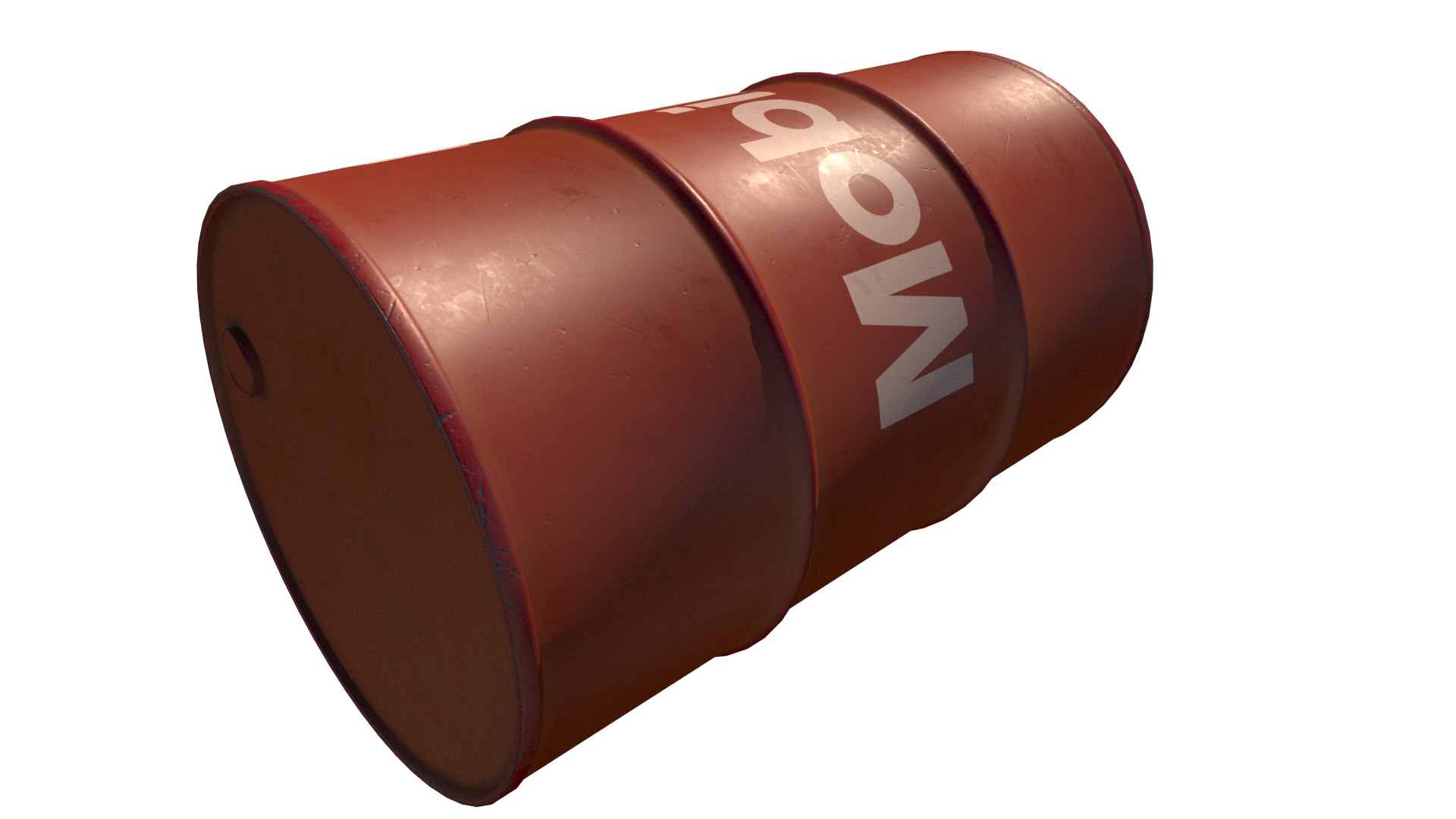 3D Barrel Mobil Oil - TurboSquid 1487165