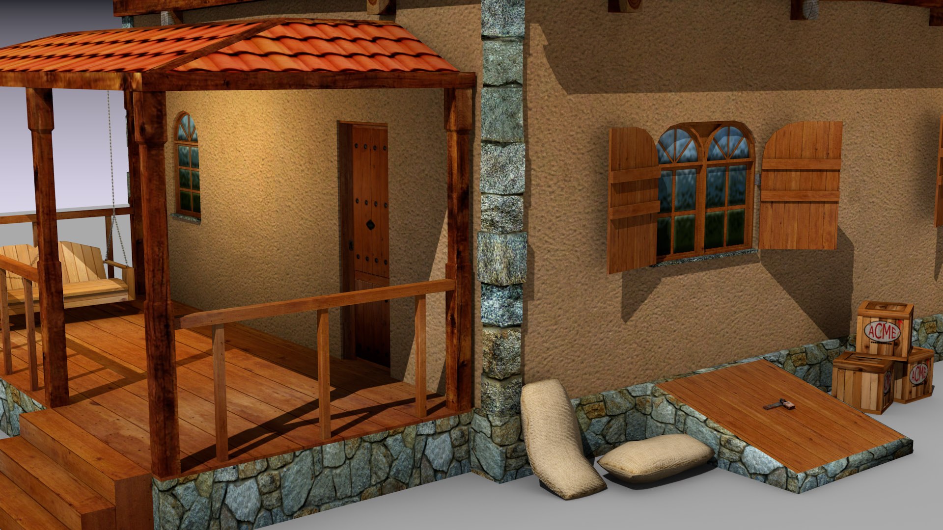 Country Cottage House 3ds Free