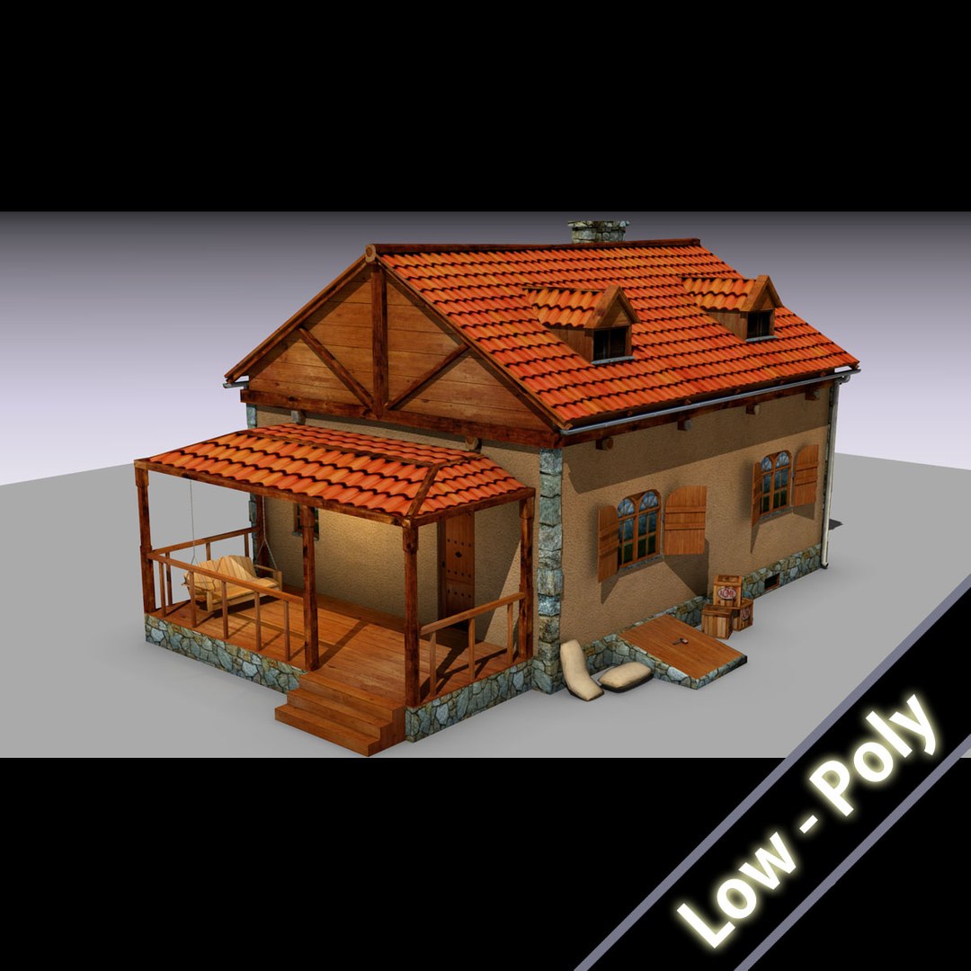 Country Cottage House 3ds Free