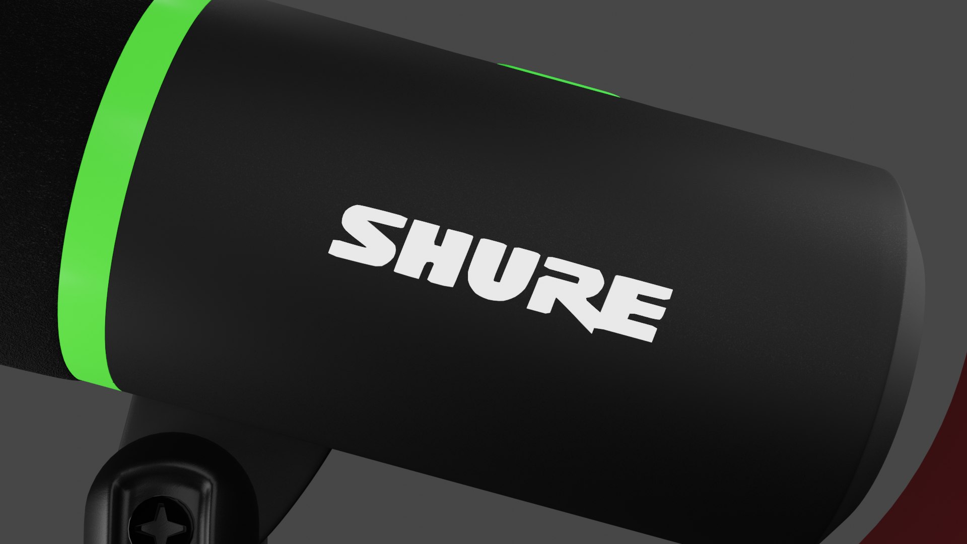 Shure Microphone Studio Mic Microphone Model - TurboSquid 2300472