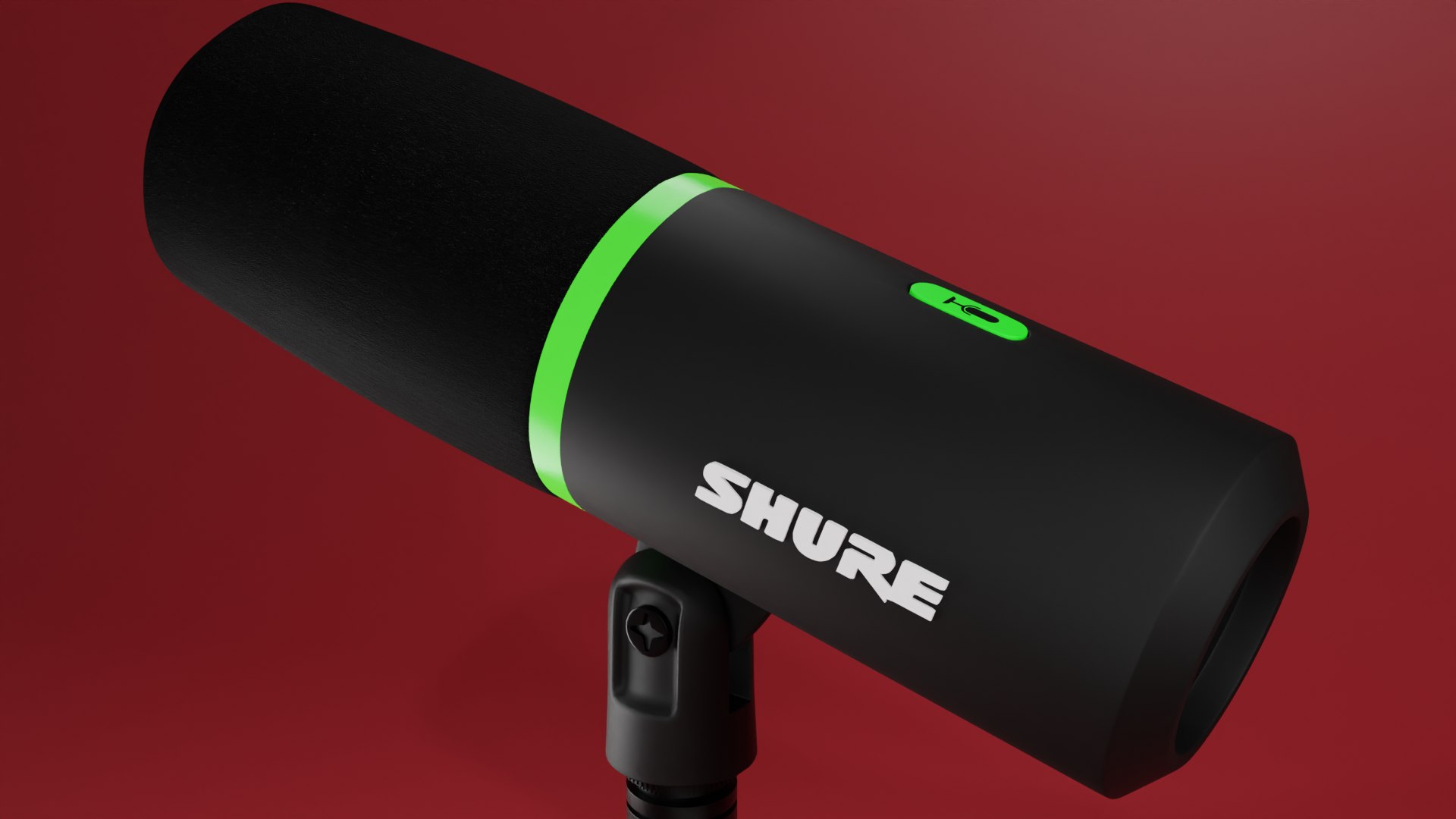 Shure Microphone Studio Mic Microphone Model - TurboSquid 2300472