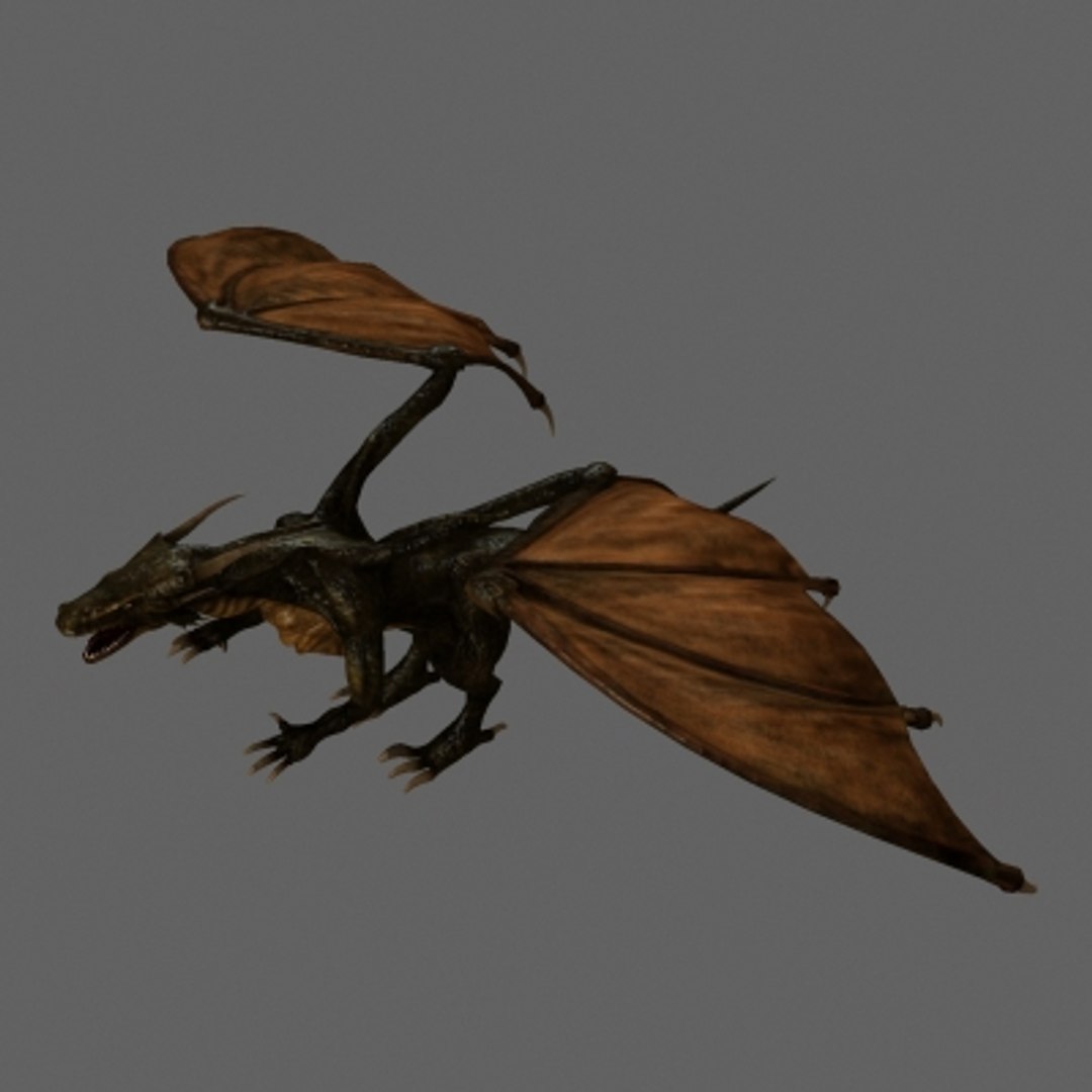 3d Model Dragon Rpg Games