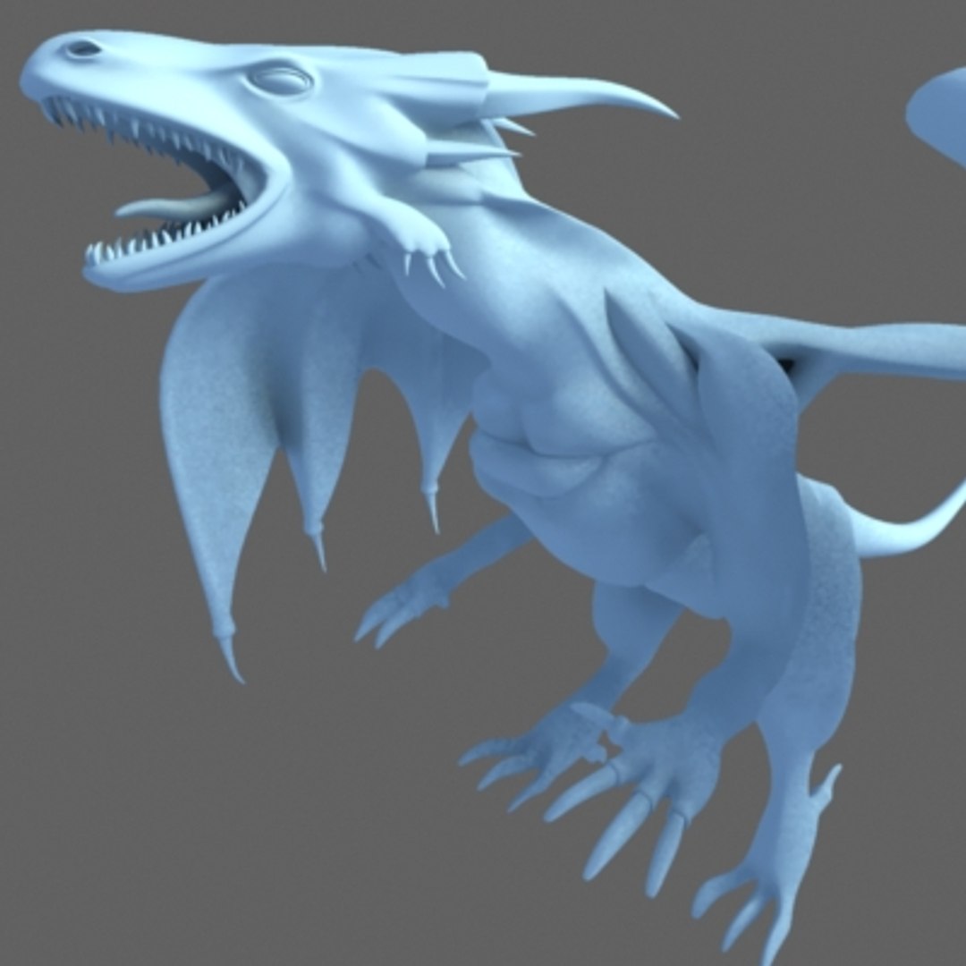 3d Model Dragon Rpg Games