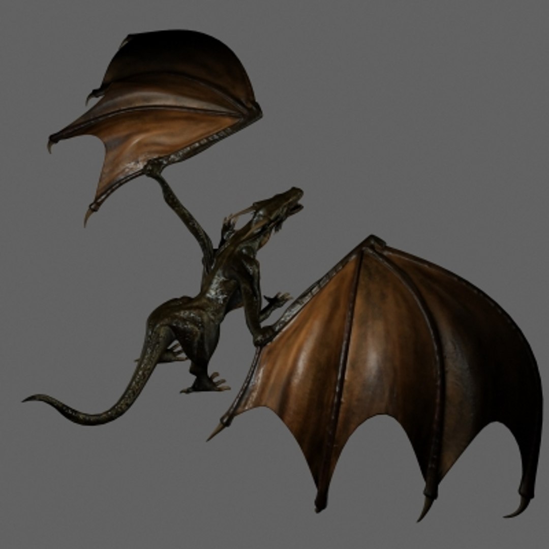 3d Model Dragon Rpg Games