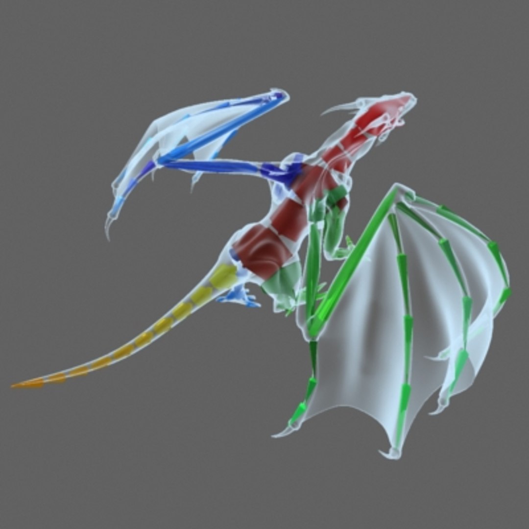 3d Model Dragon Rpg Games