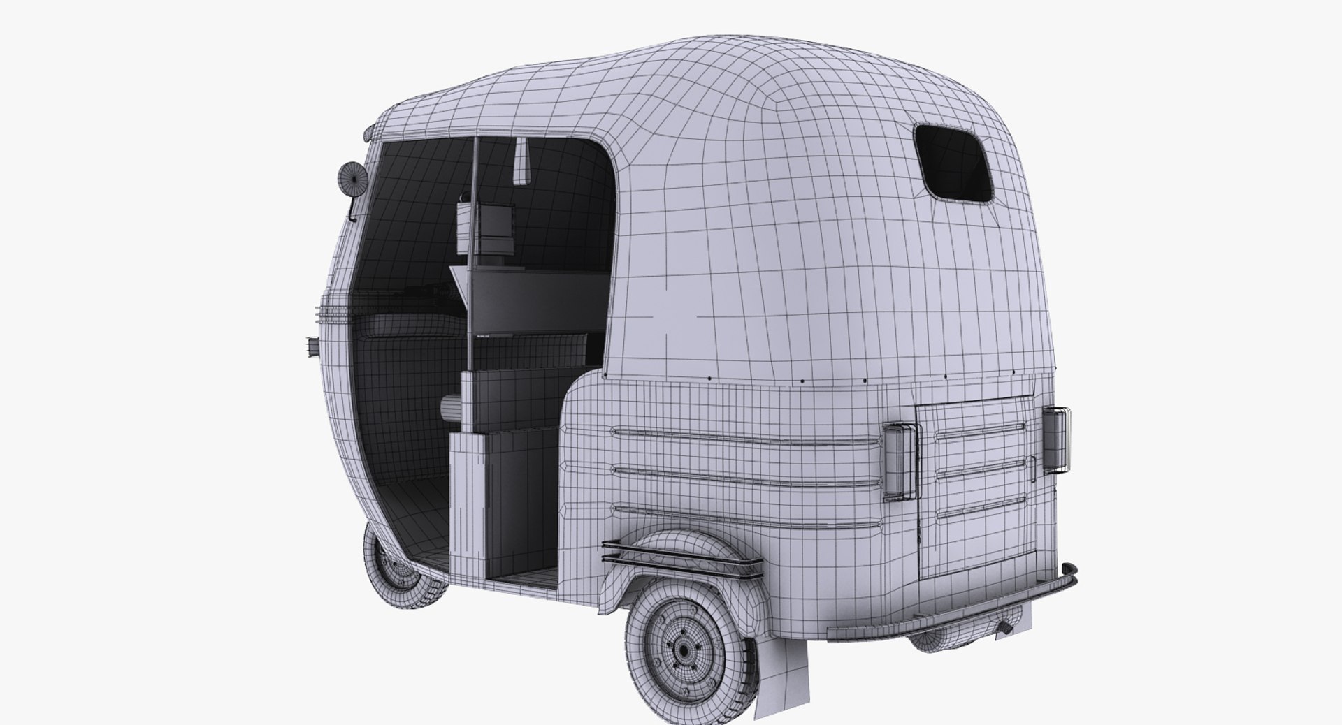 3d Auto Rickshaw Model