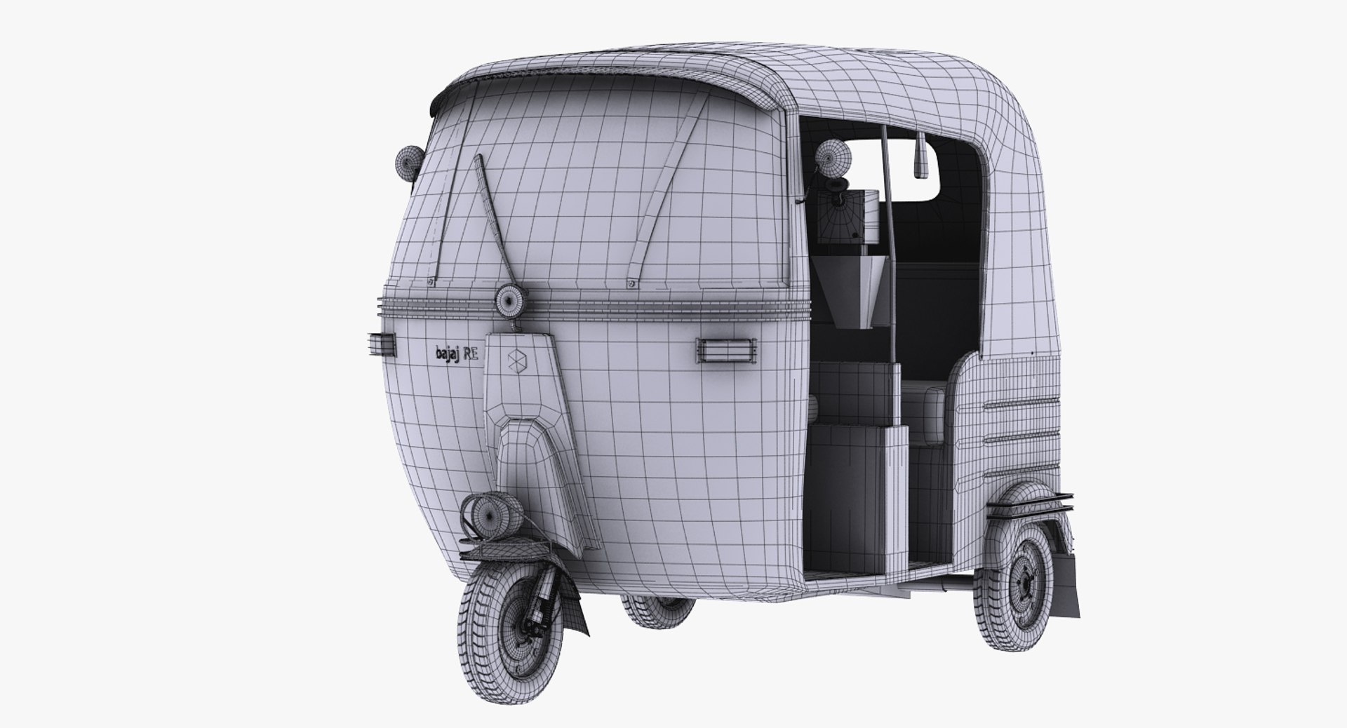 3d Auto Rickshaw Model
