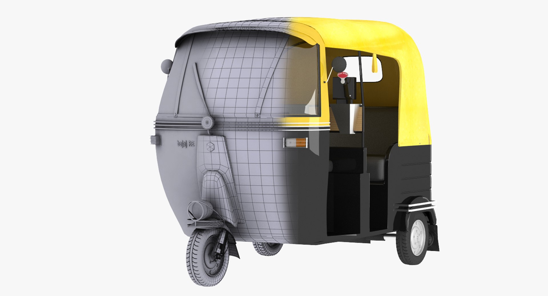 3d Auto Rickshaw Model