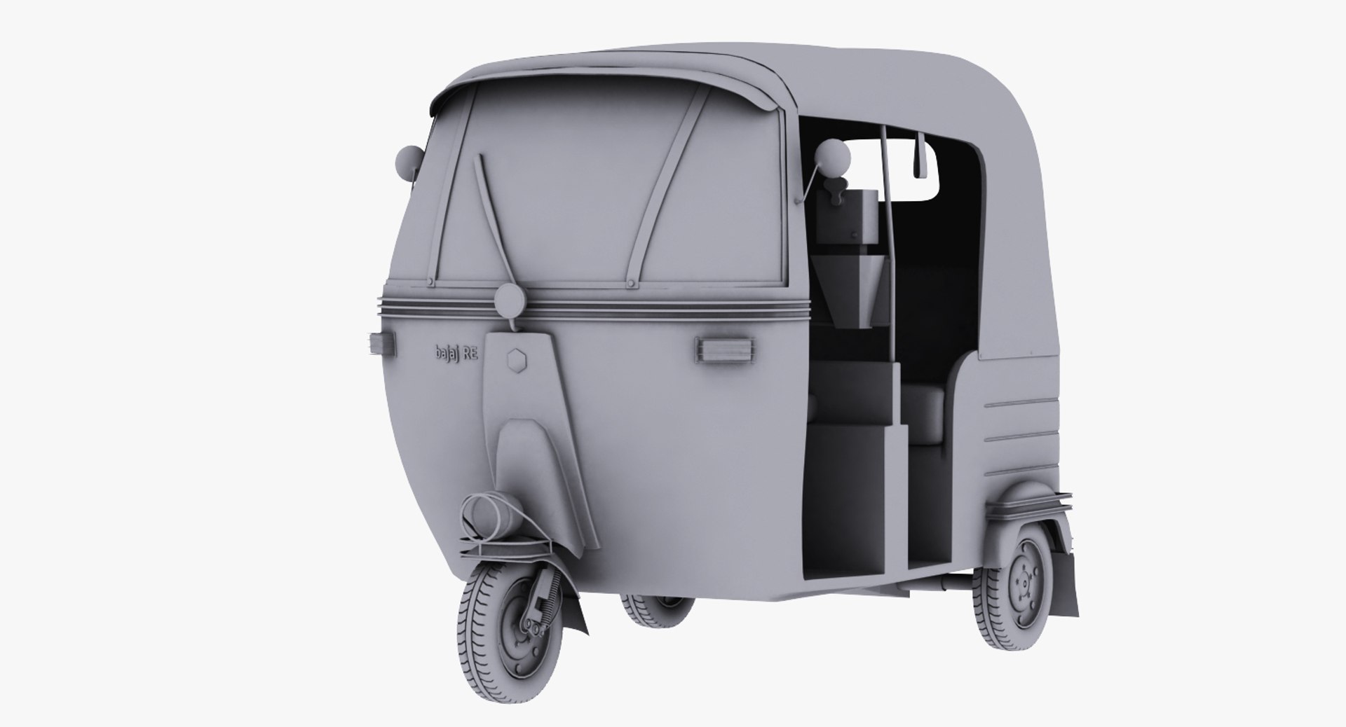 3d Auto Rickshaw Model