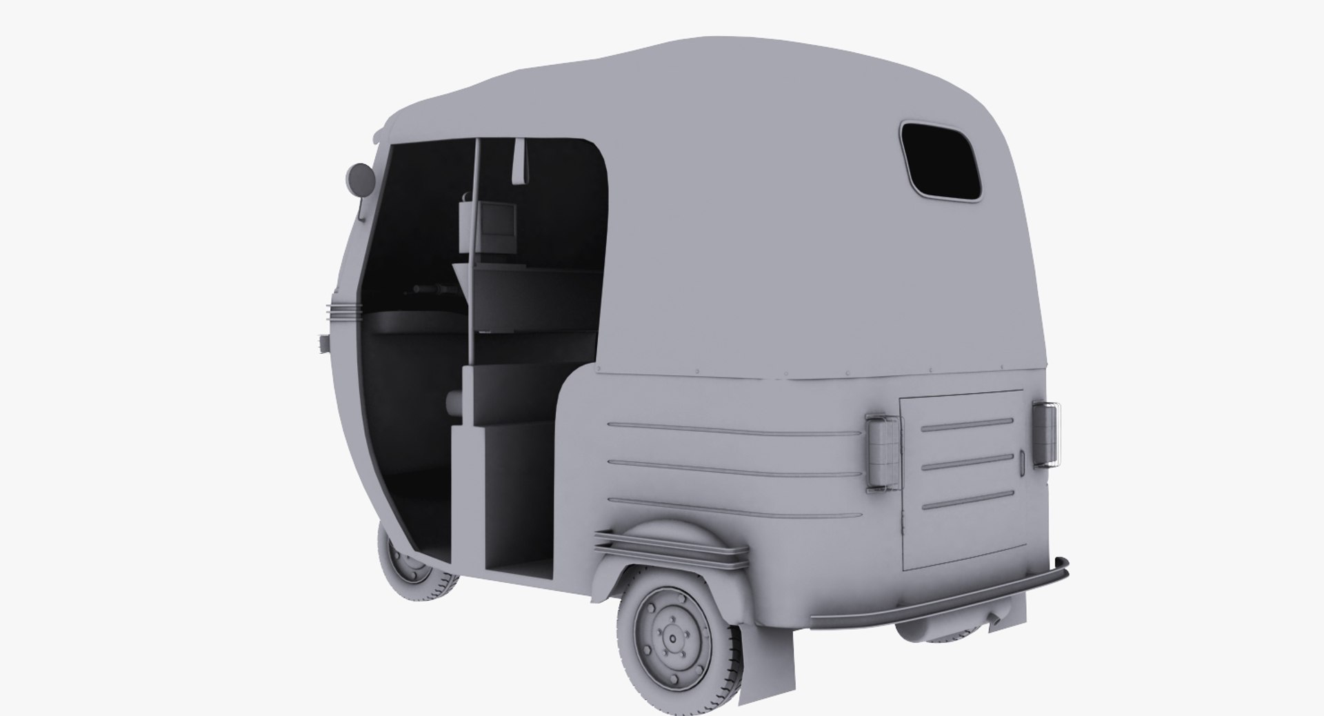 3d Auto Rickshaw Model