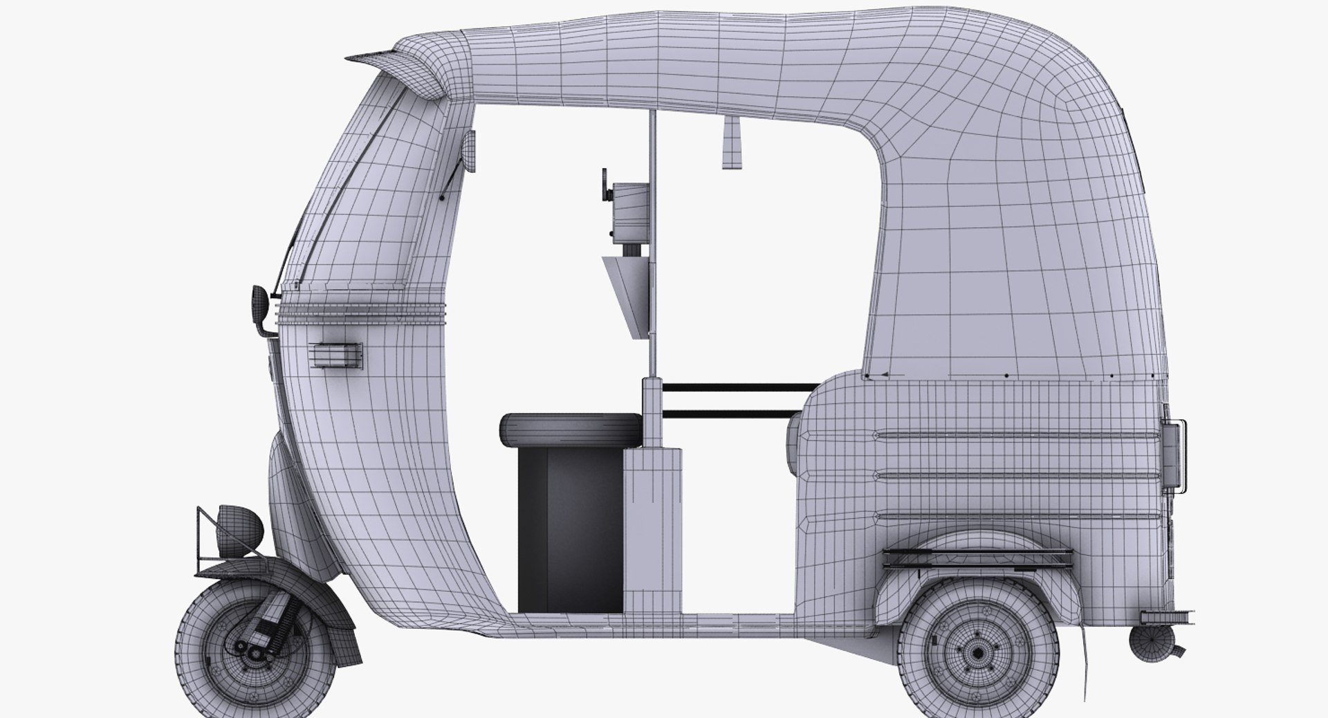3d Auto Rickshaw Model