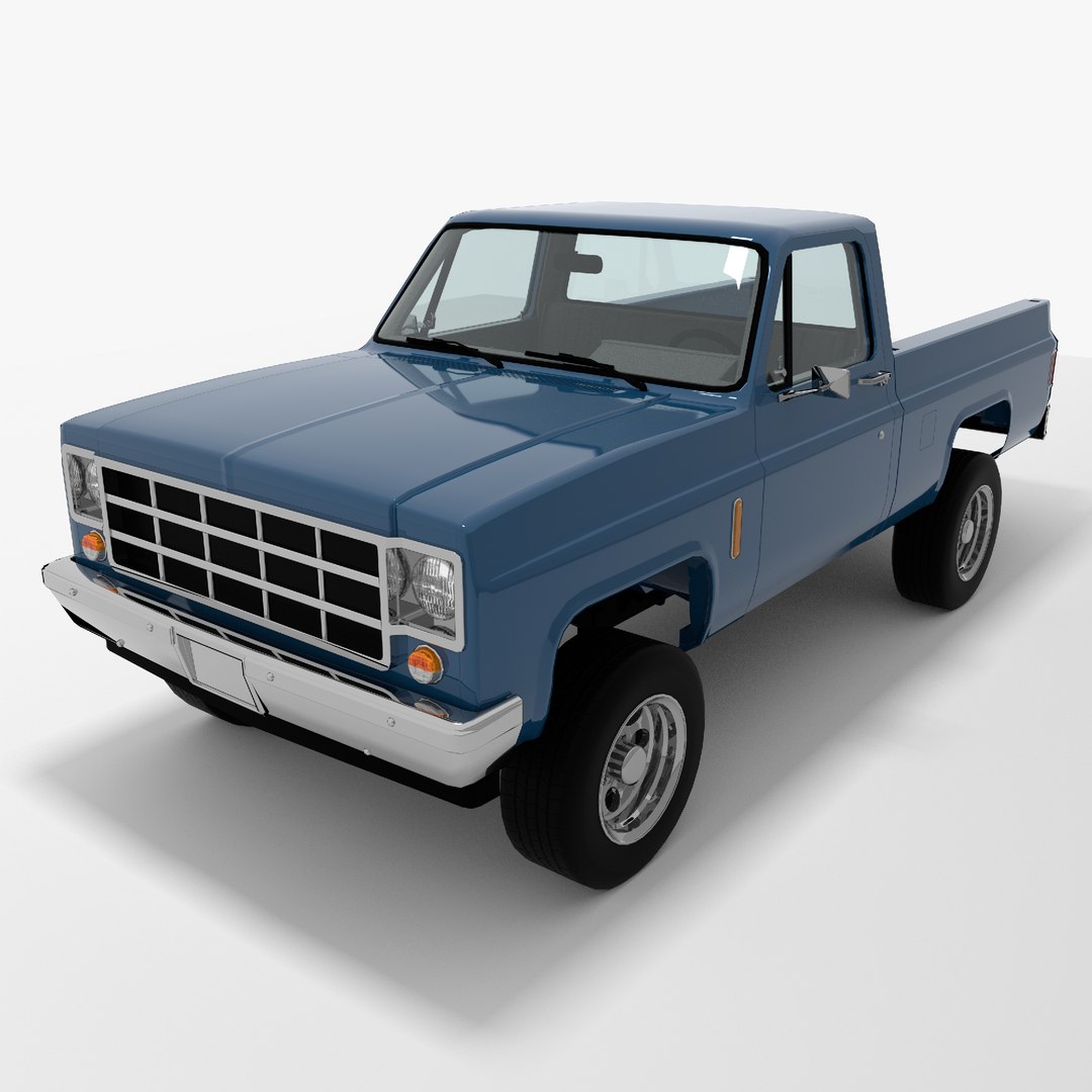 Pick-up 2 3D Model - TurboSquid 1510661