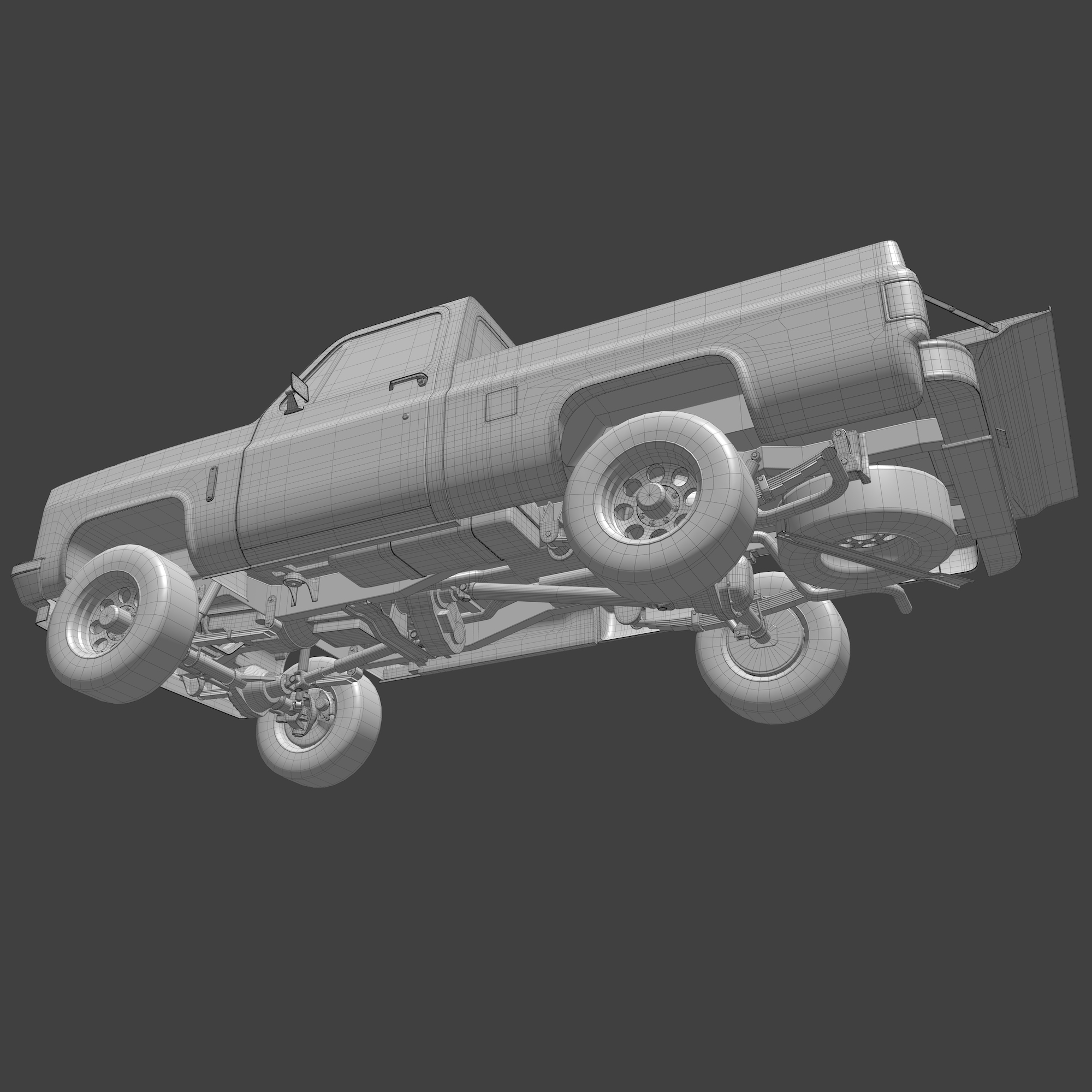 Pick-up 2 3D model - TurboSquid 1510661
