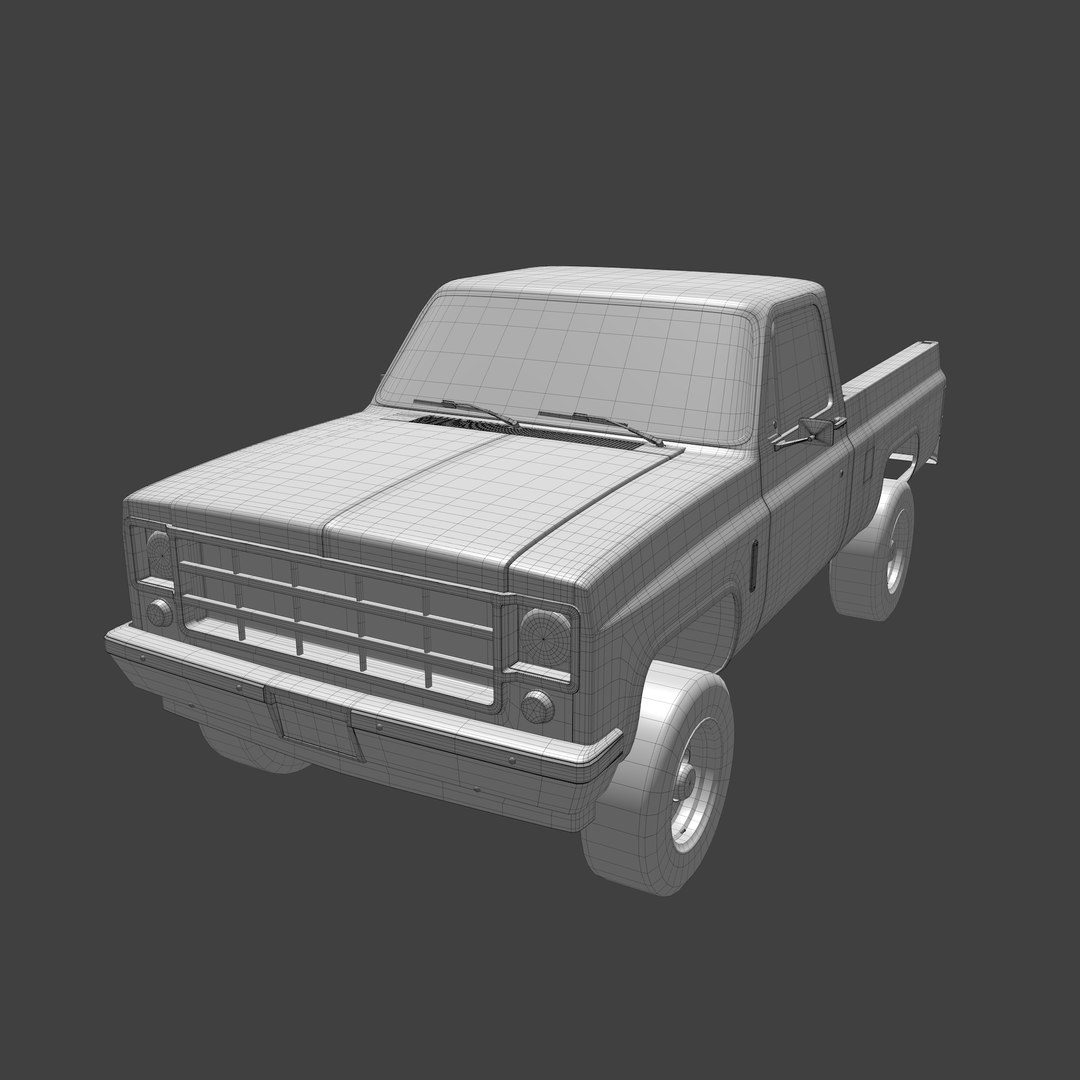 Pick-up 2 3D model - TurboSquid 1510661
