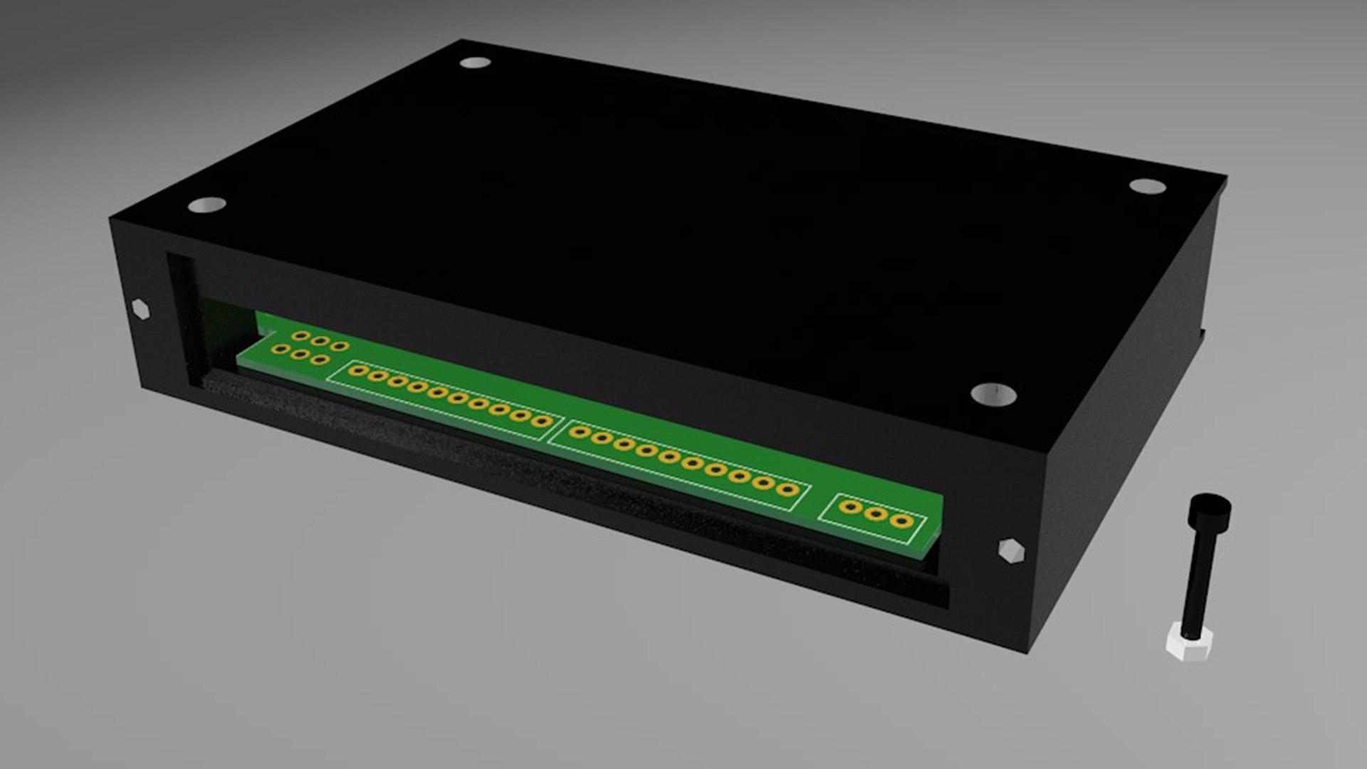 3D model Universal Box for PCB Ready for Molding and Printing ...