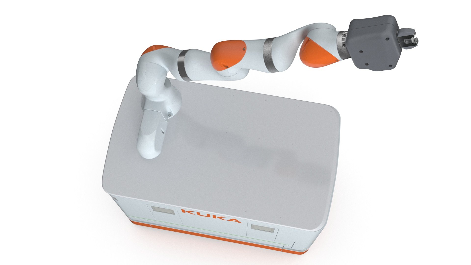 Autonomous Robot KUKA KMR Iiwa With Manipulator Rigged 3D Model ...