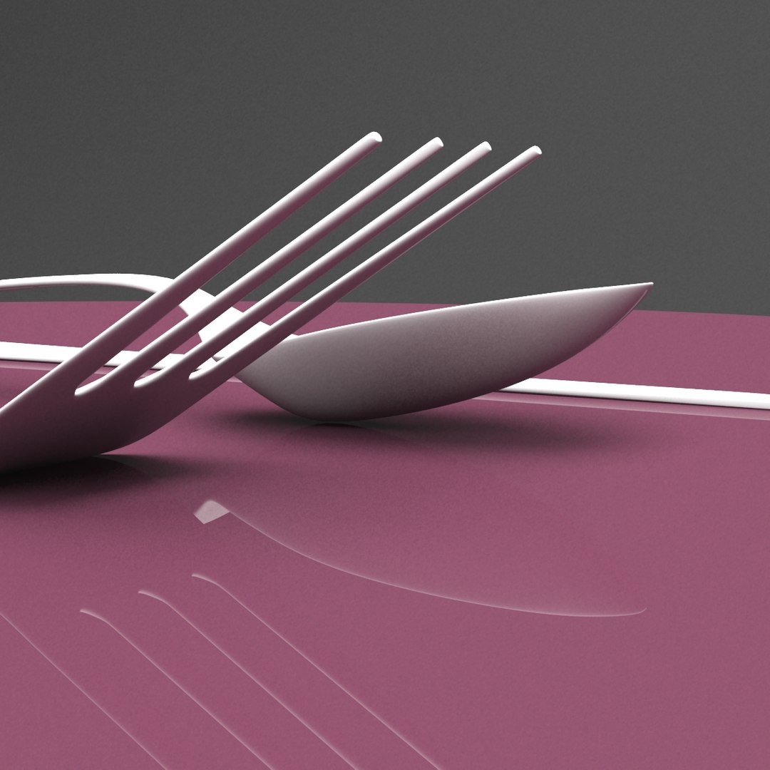 Free 3ds Mode Spoon Knife Set Fork