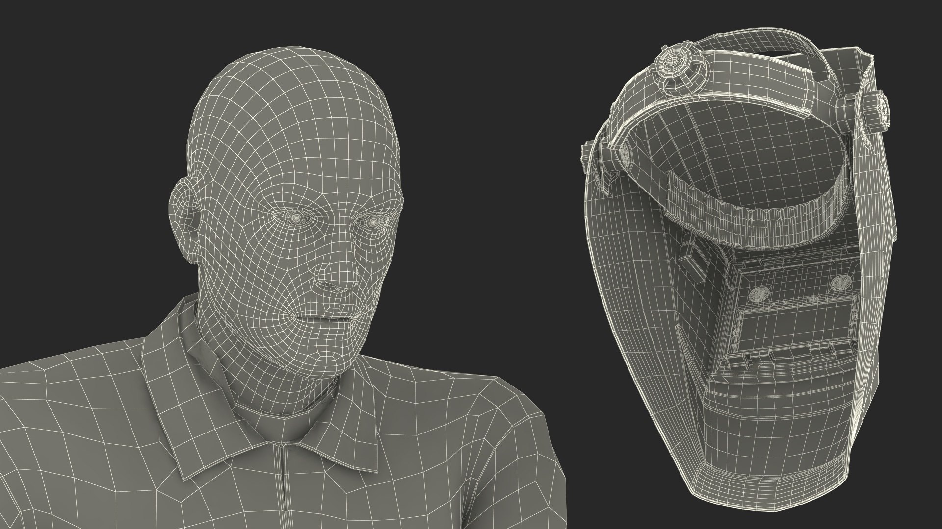 Welder with Welding Machine 3D model - TurboSquid 2058147