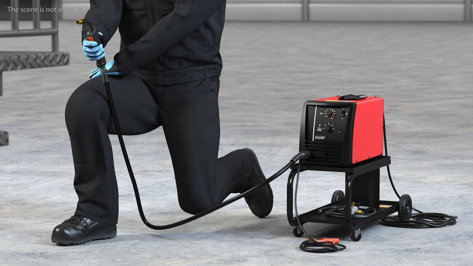 Welder with Welding Machine 3D model - TurboSquid 2058147