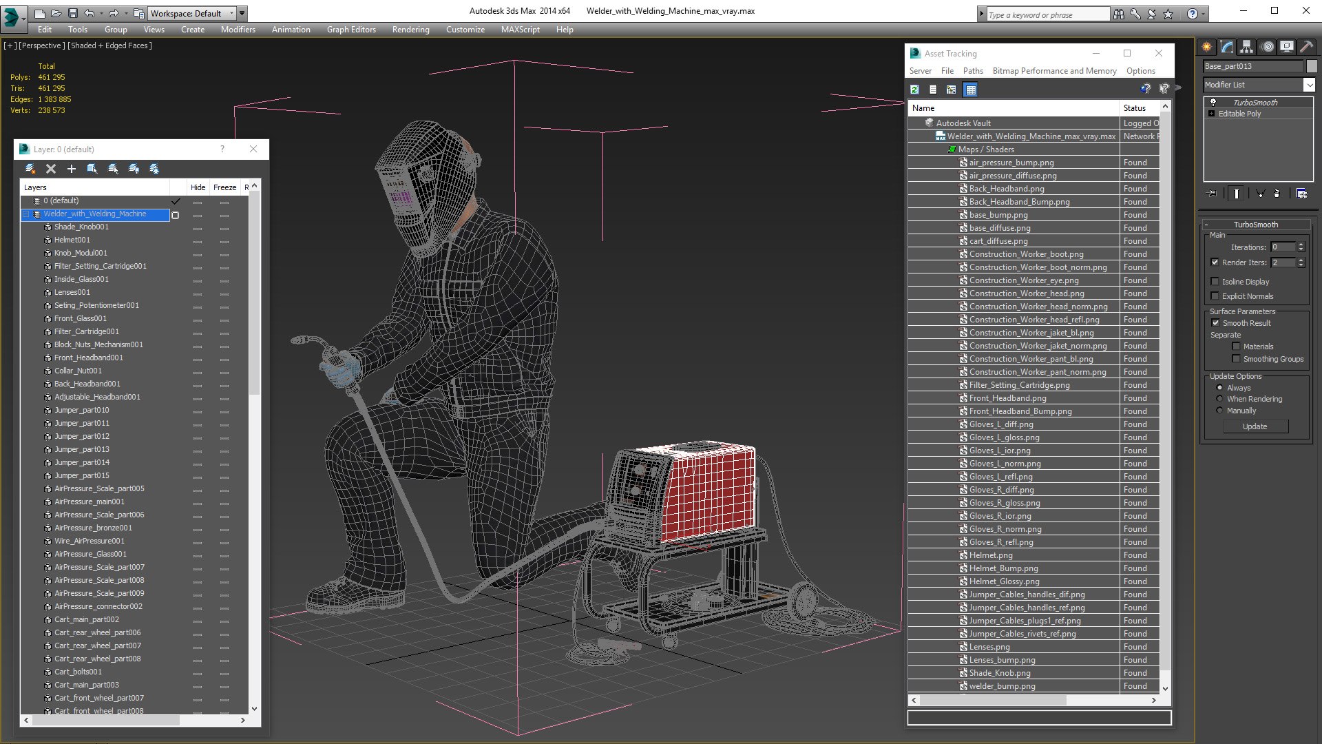 Welder with Welding Machine 3D model - TurboSquid 2058147