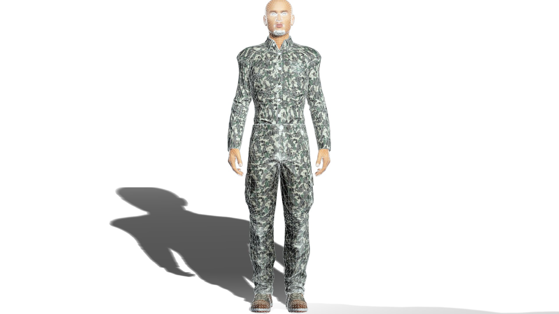 3D Realistic 3D Male Character Military Combat Human Model - TurboSquid ...