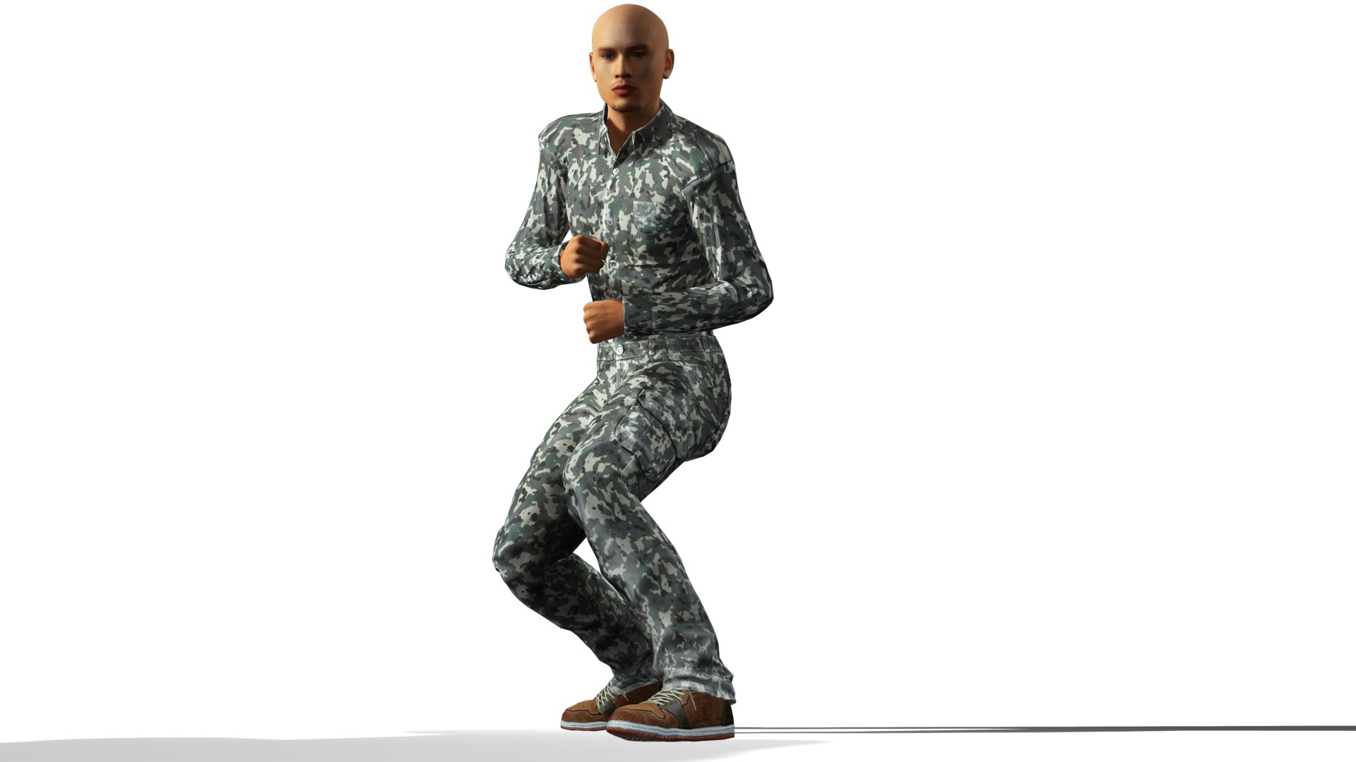 3D Realistic 3D Male Character Military Combat Human Model - TurboSquid ...