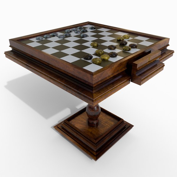 棋桌3D模型 - TurboSquid 1379208
