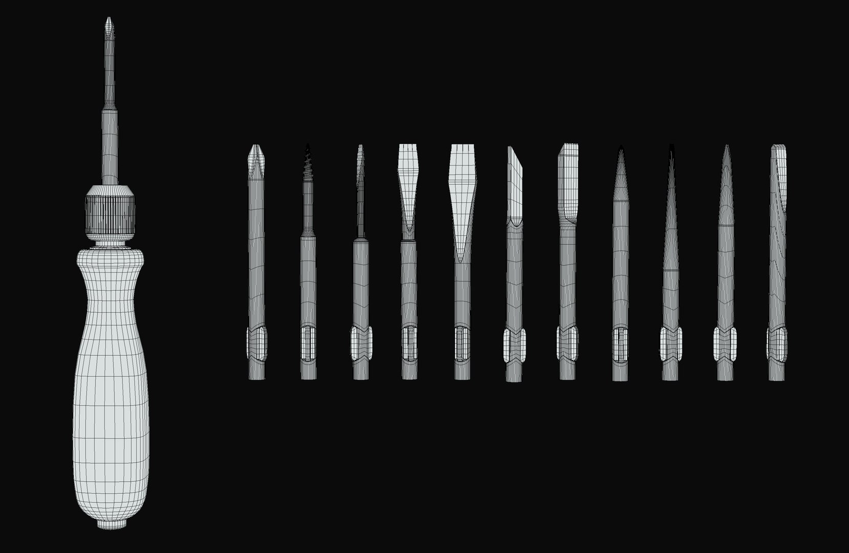 Tools 3D Model - TurboSquid 1895968