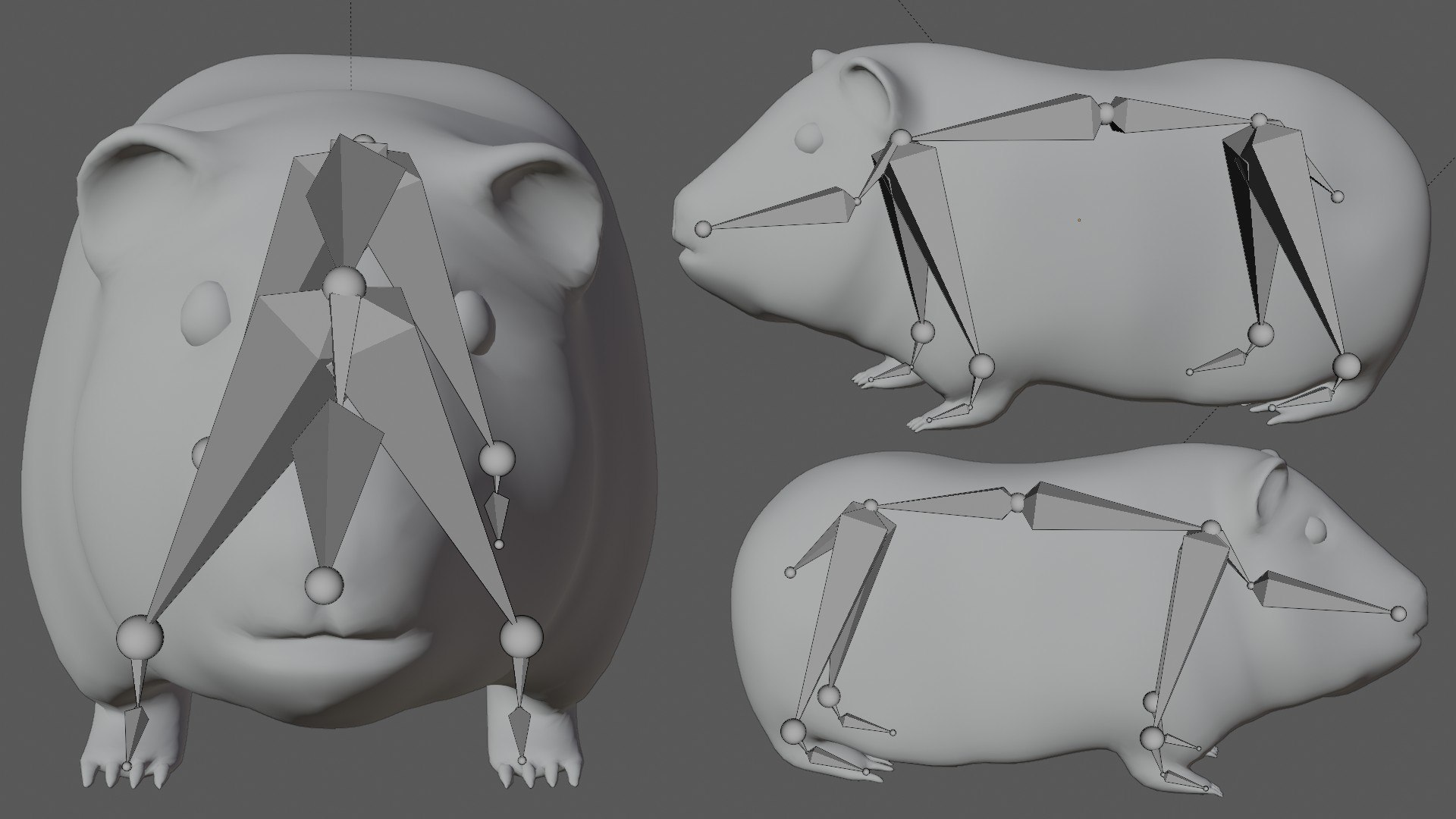 Fully Rigged Low Poly Hamster 3D - TurboSquid 1724852