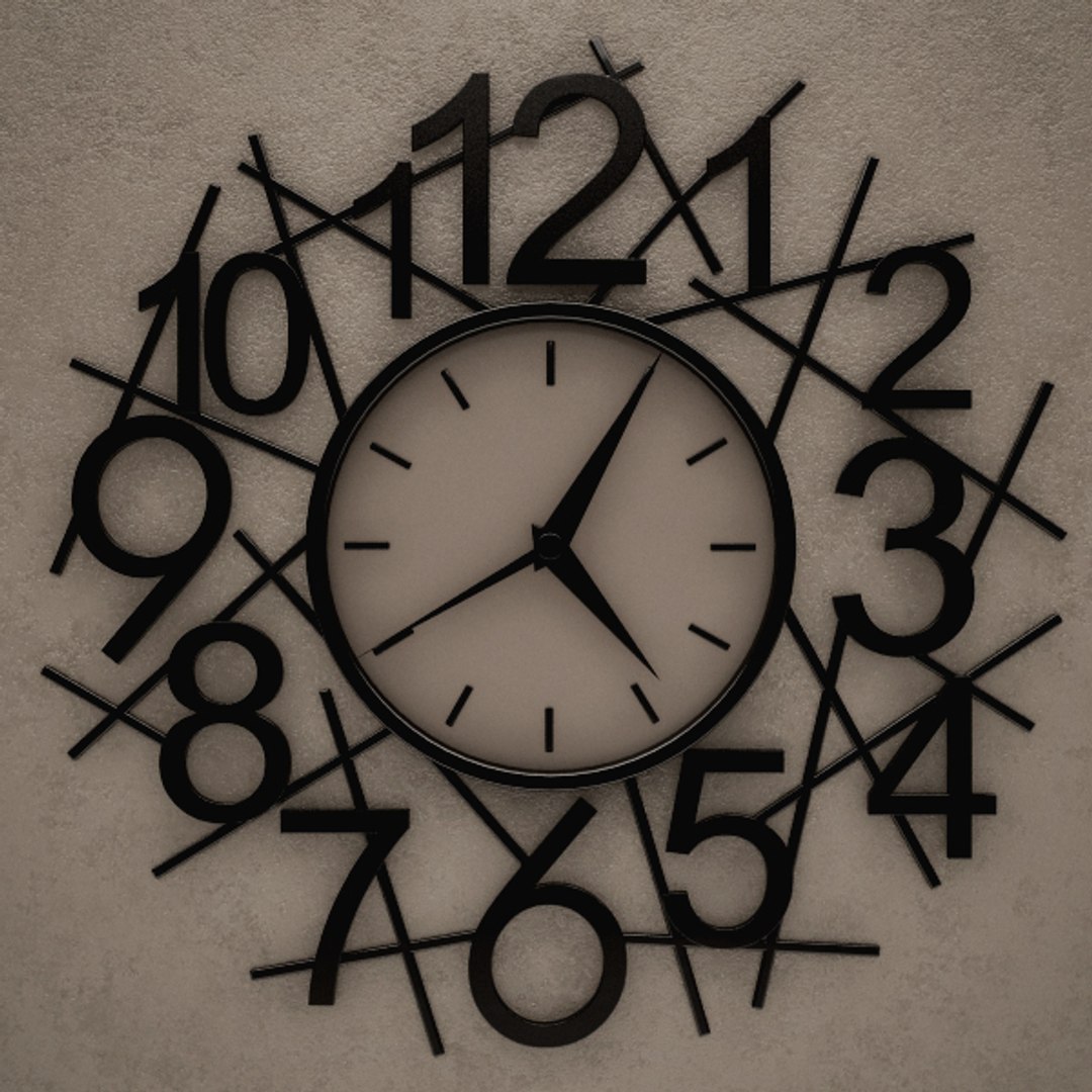 Wall Clock 3d 3ds