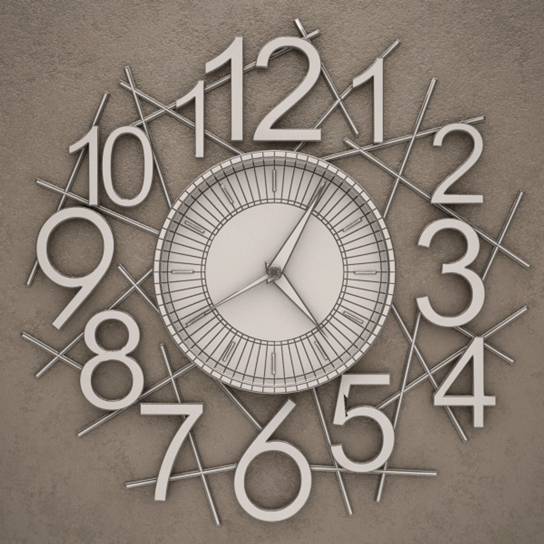 Wall Clock 3d 3ds