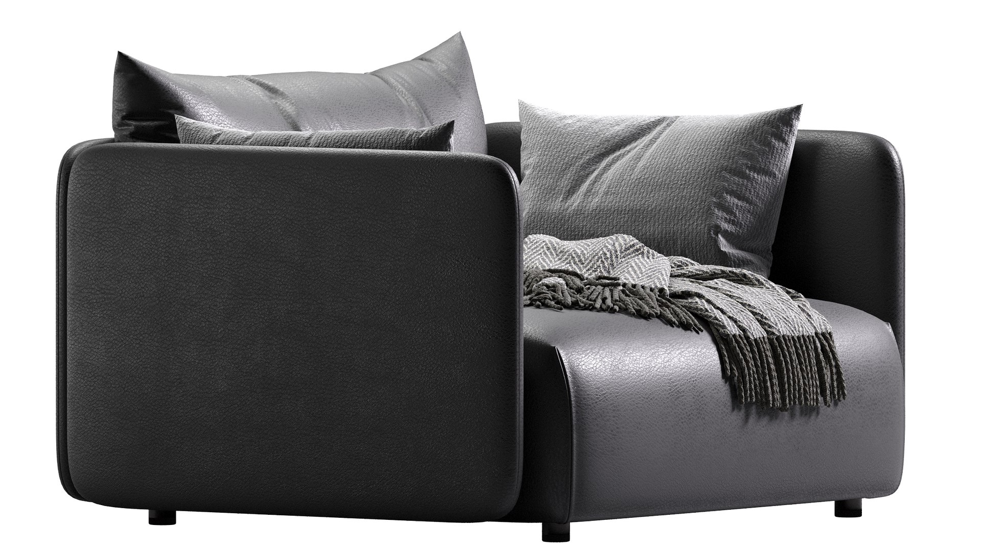 3D Offset Armchair - TurboSquid 2063680