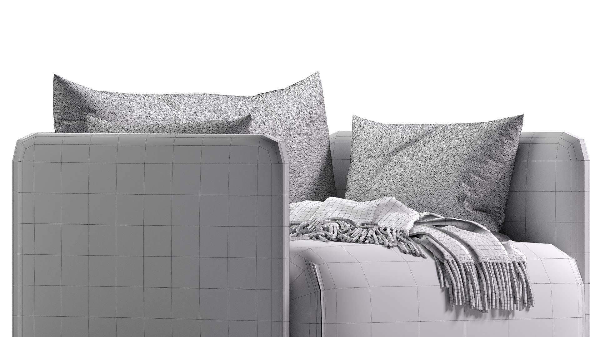 3D Offset Armchair - TurboSquid 2063680