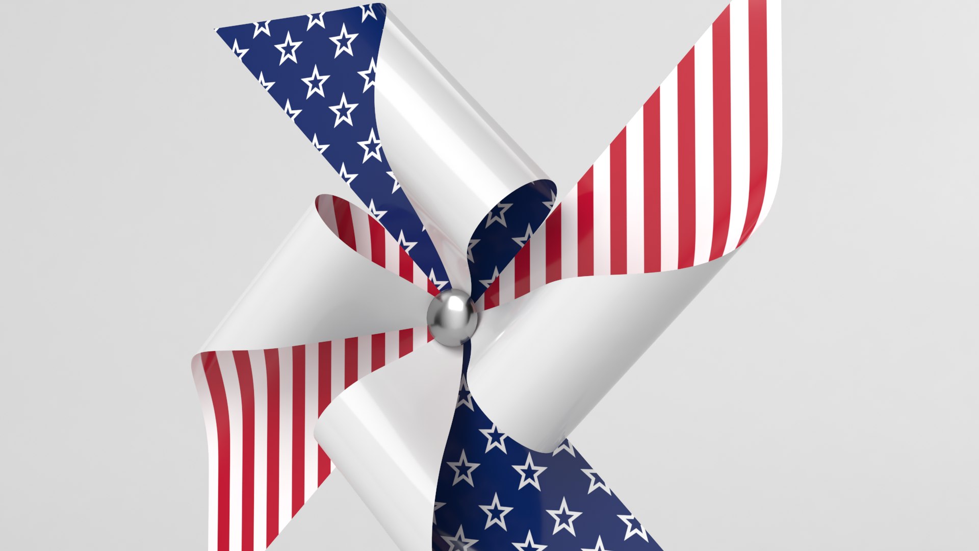 3D Pinwheel - USA Flag - TurboSquid 1921663