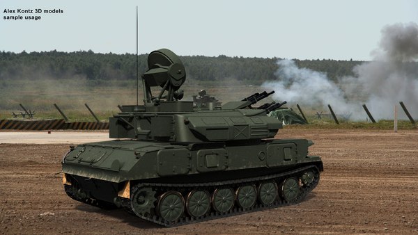 3d model russian zsu-23-4 shilka zsu