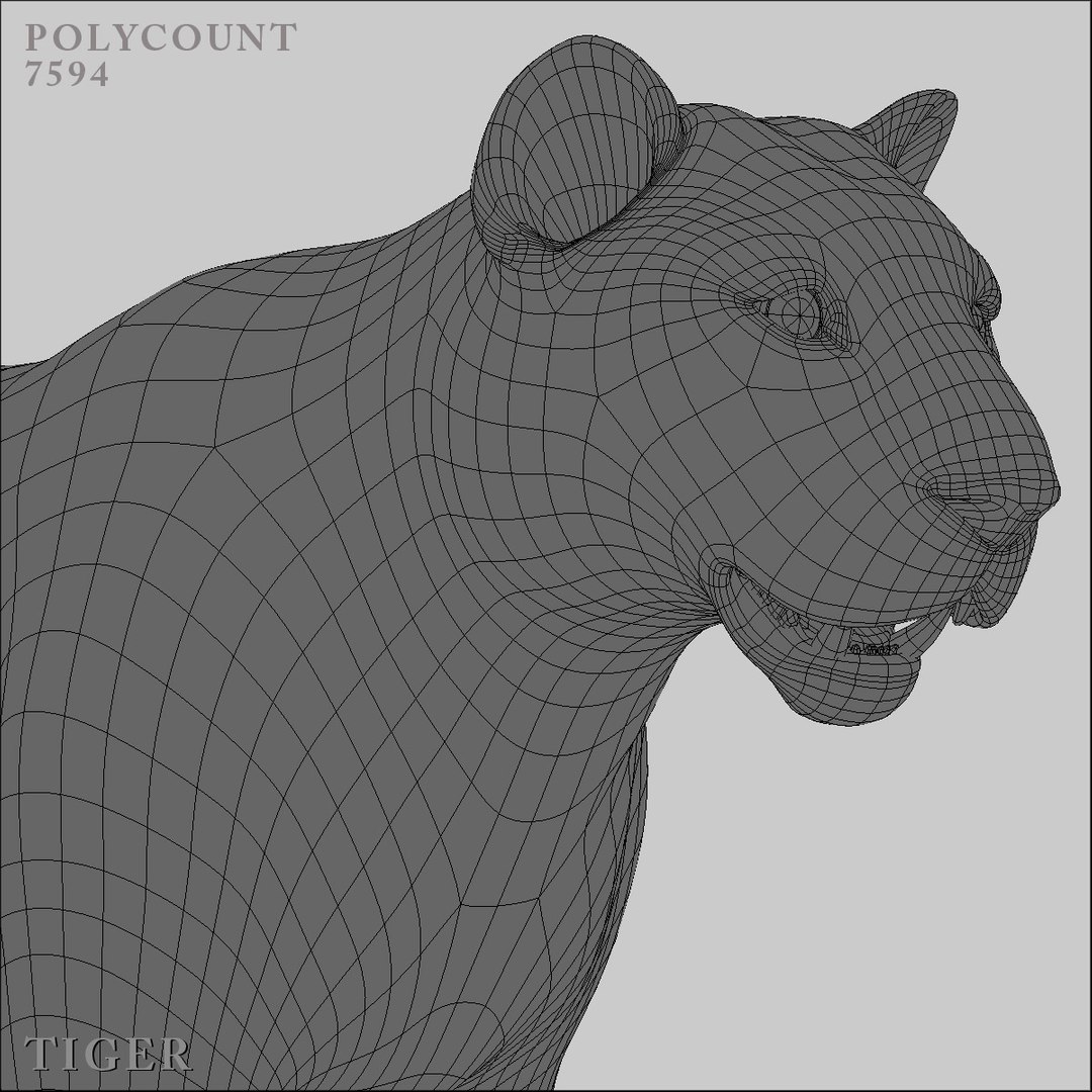 3d Tiger Shave Haircut