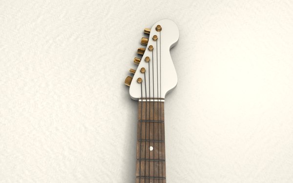 3d model electric guitar