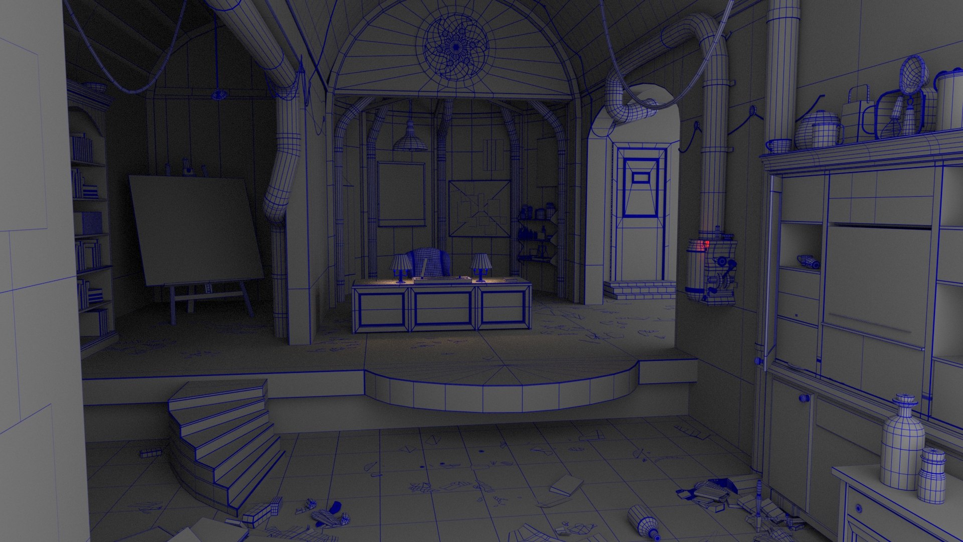 Science Lab 3D - TurboSquid 2236491