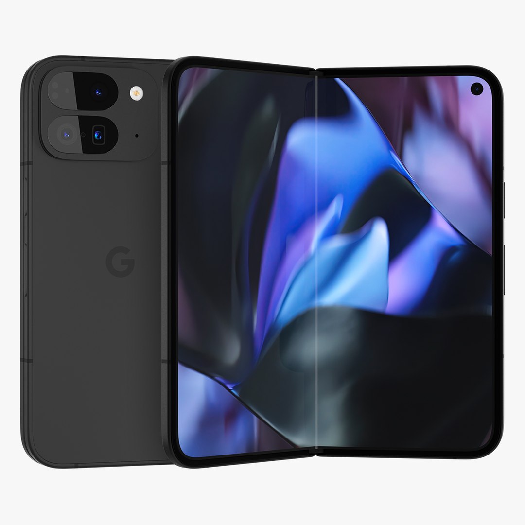 3D Model Google Pixel 9 Pro Fold Obsidian - TurboSquid 2272160
