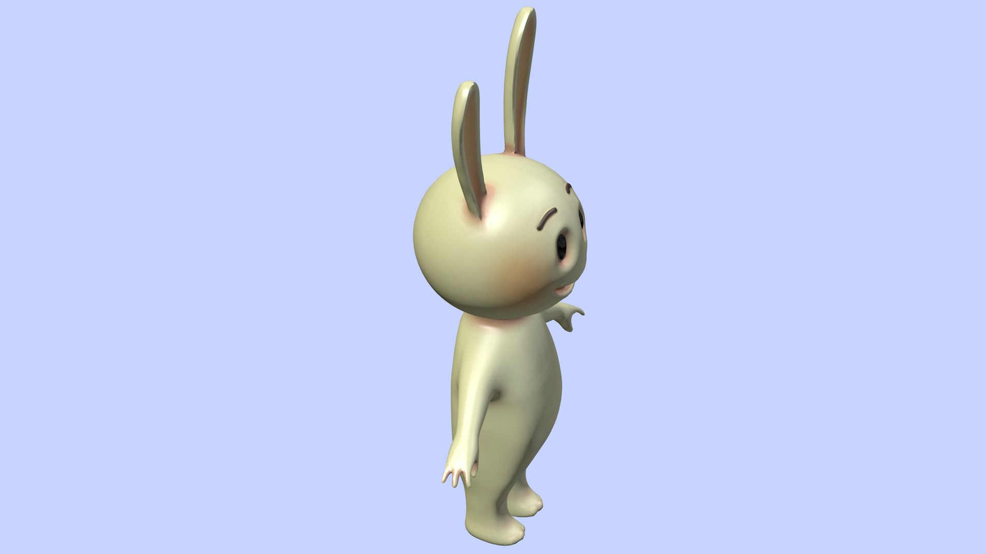 Humanoid Bunny Character 3D Model - TurboSquid 2158914